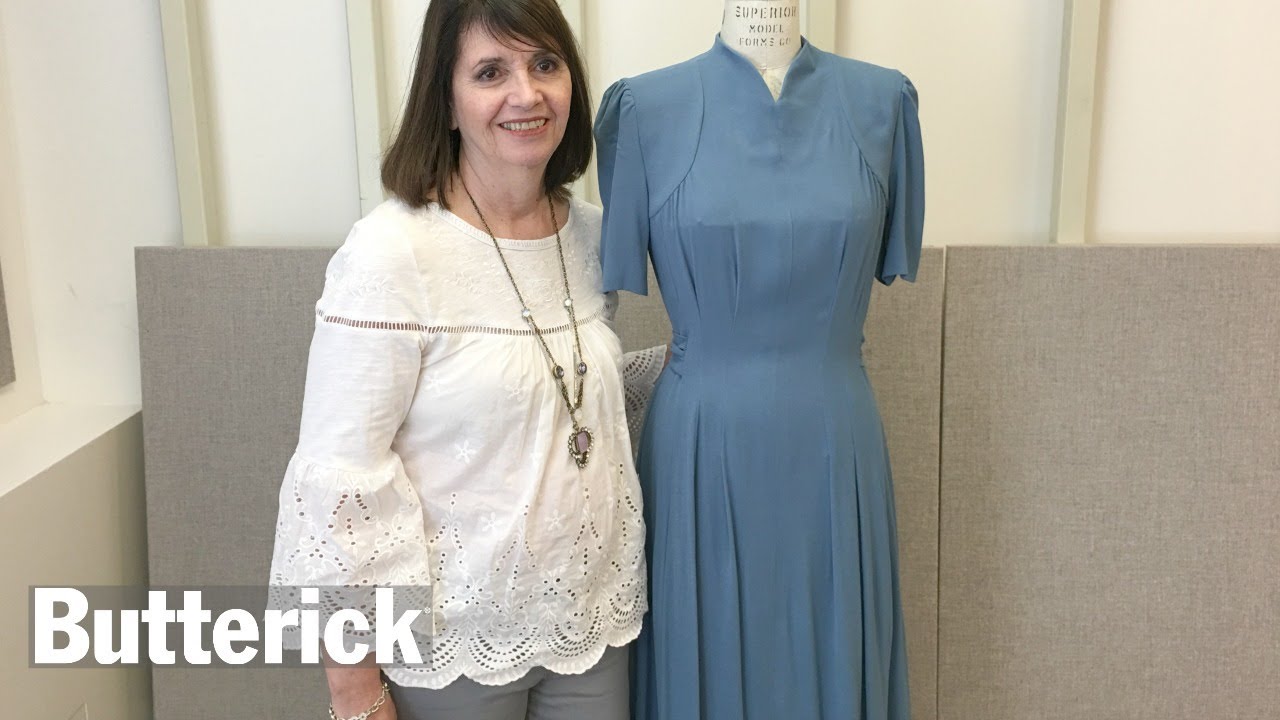 Closer Look: Butterick B6485 Retro Dress - YouTube