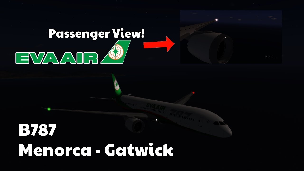 B787 Full Flight ️ | 🛫 Menorca - Gatwick 🛬 | (Roblox Project Flight ...