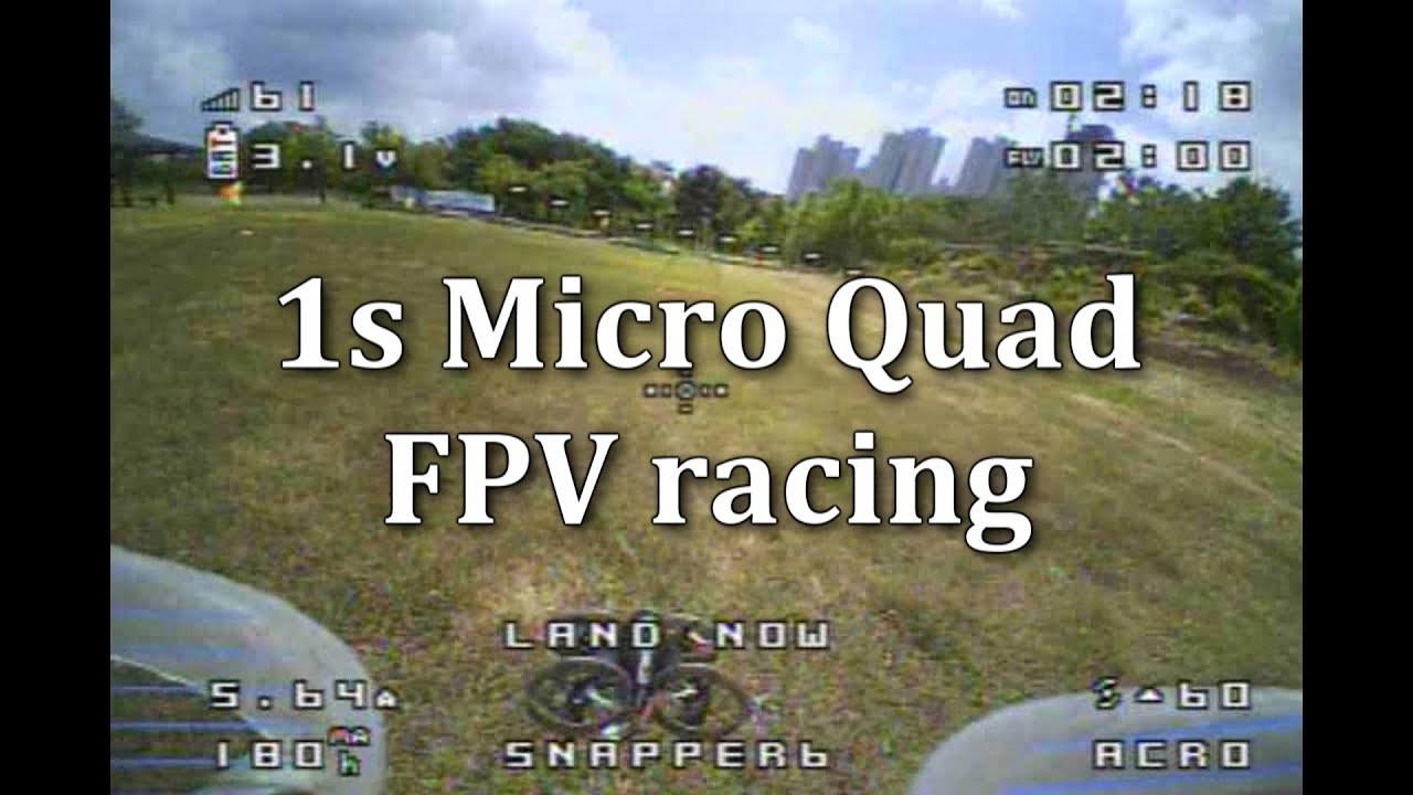 1s Micro Quad FPV racing - YouTube