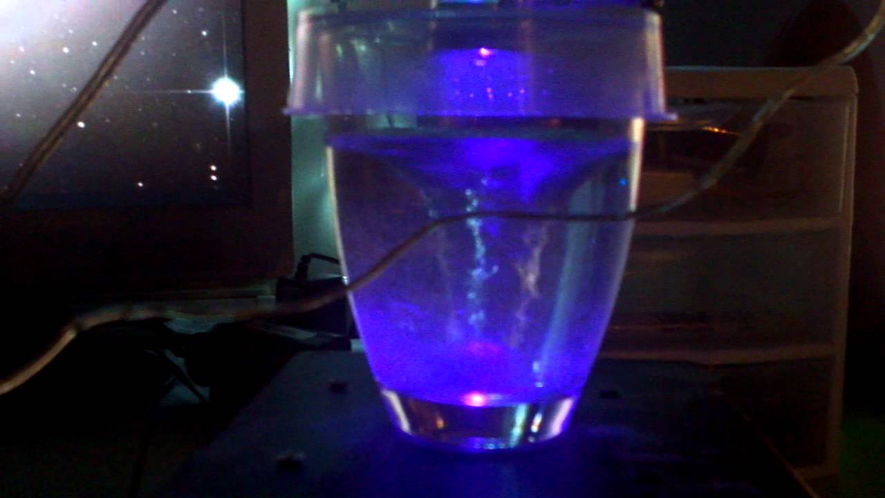 UV DISINFECTANT VORTEX TEST - YouTube
