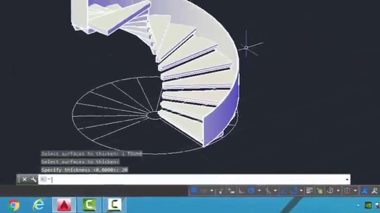 Round Stairs In AutoCad 2016 Tutorial YouTube round-stairs-in-autocad-2016-tutorial-youtube