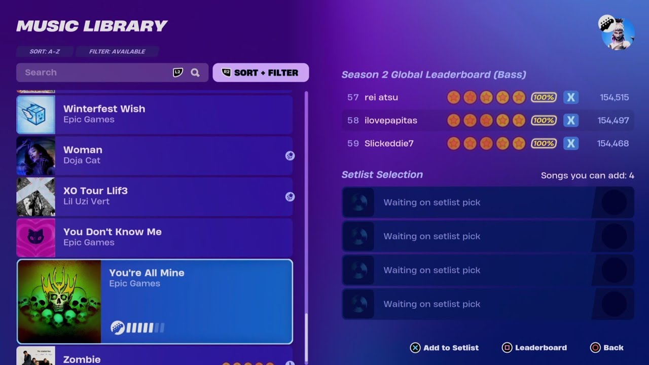 My Highest FNF Score yet (Top 100) - Epic Games "You're All Mine" Bass ...