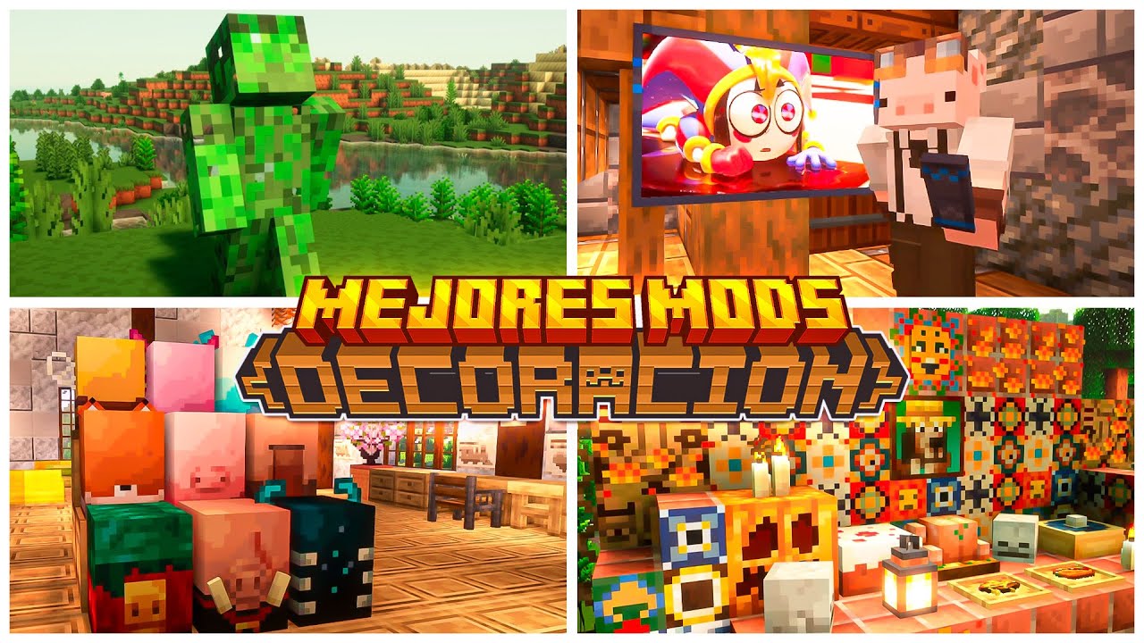 5 MEJORES mods de DECORACIÓN para MINECRAFT #3 - YouTube