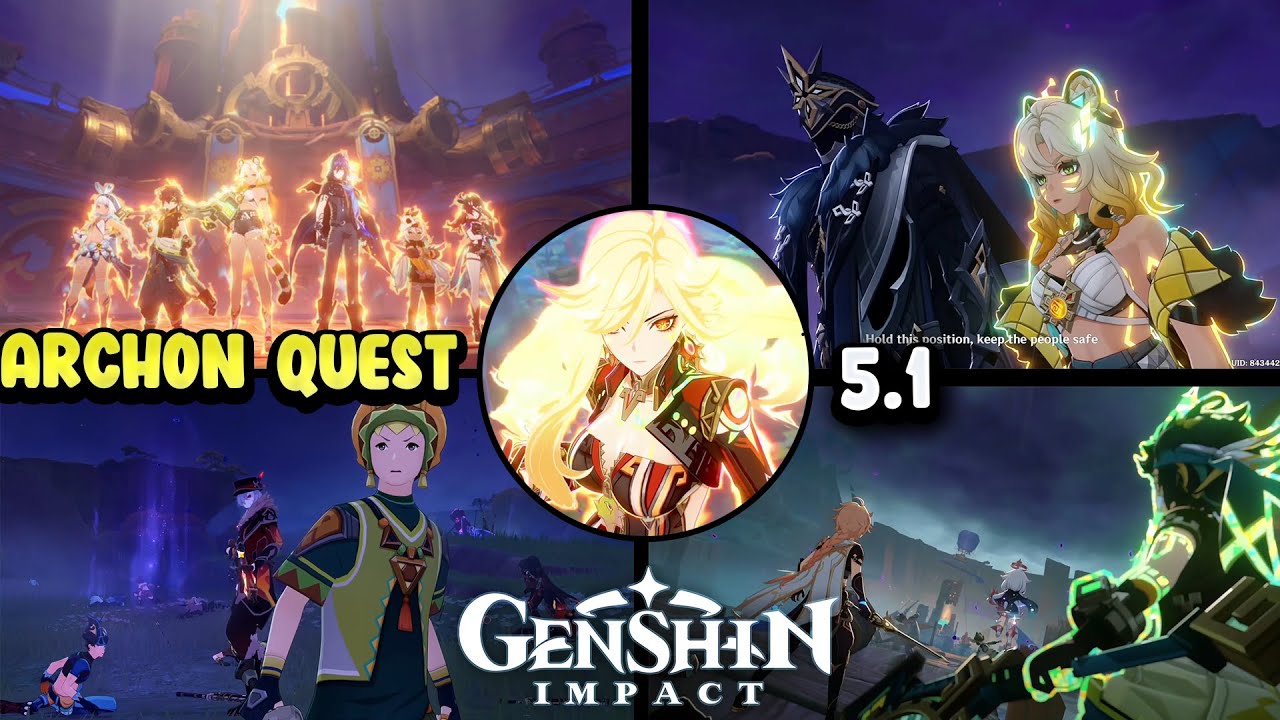 All Archon Quest Archon Quest【Genshin Impact 5.1】 - YouTube