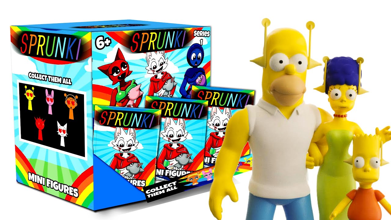 The BIGGEST Sprunki FAMILY MYSTERY BOX! NEW Family SPRUNKI SIMPSONS ...