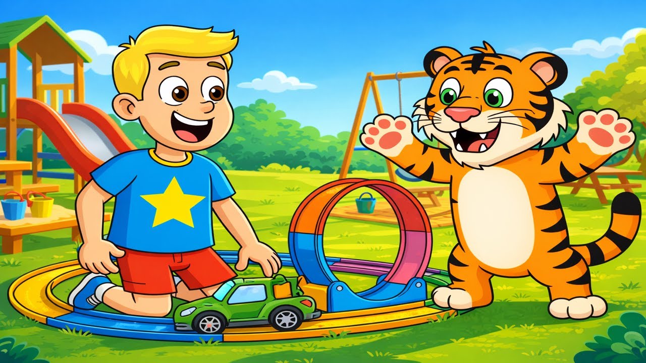 Toby And Friends Toby Learns to Share 🧸 Kids Learning Cartoon - YouTube