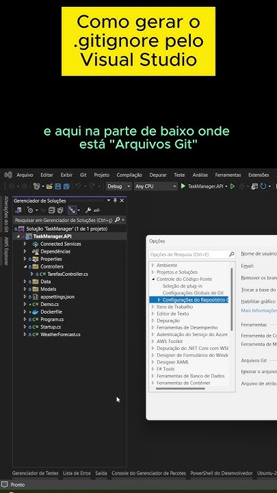 Como gerar o .gitignore já configurado pelo Visual Studio para seu ...