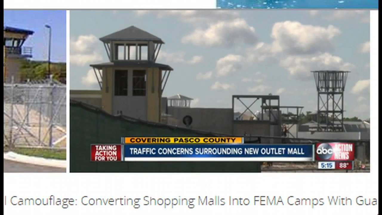 New American Malls Look Like FEMA Camp 'Fortresses' with Guard Towers ...