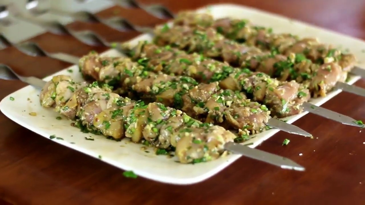 Persian Kabab Torsh Grilled Chicken Recipe International Cuisines - YouTube