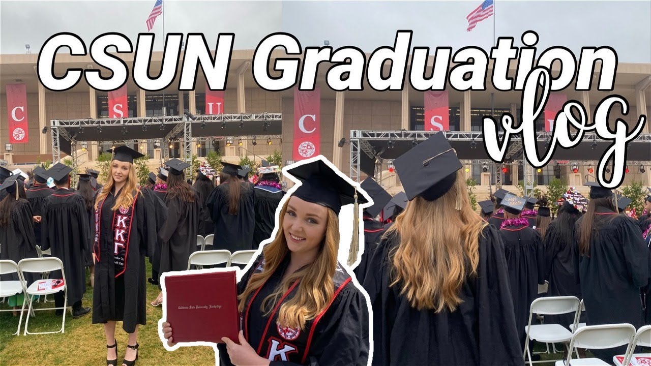 CSUN Graduation Ceremony vlog (2020 & 2021 delayed ceremony) - YouTube