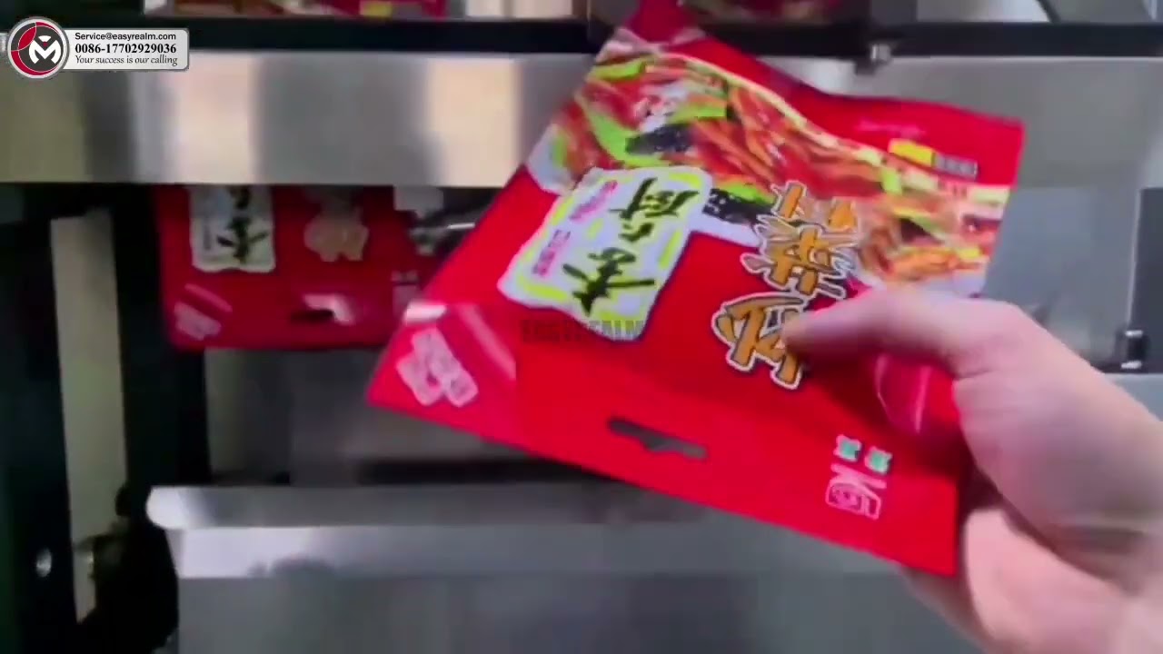 chili spices powder premade bag packing machine | horizontal premade ...