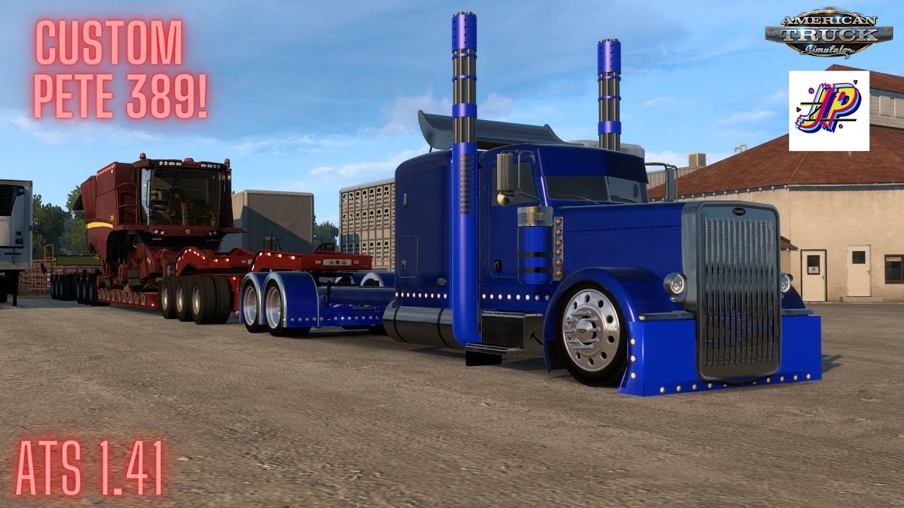AMERICAN TRUCK SIMULATOR 1.41| CUSTOM PETERBILT 389 PHANTOM STYLE ...