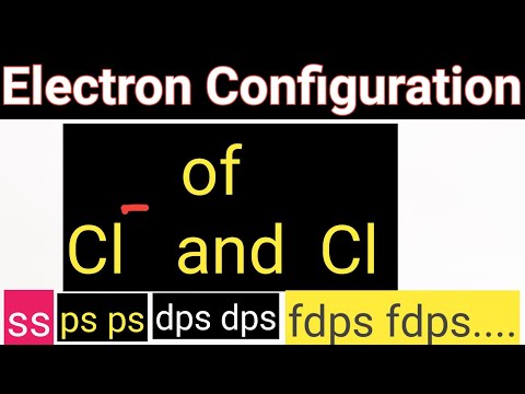 Cl(Chloride ion) and Cl(Chlorine) Electron Configuration,Orbital ...