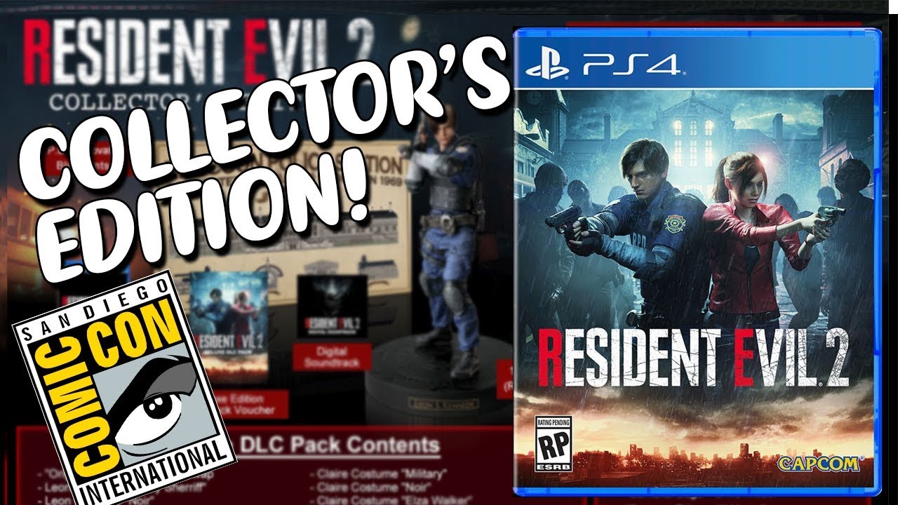 Resident Evil 2 Remake Collector's Edition and Box Art Revealed! - YouTube