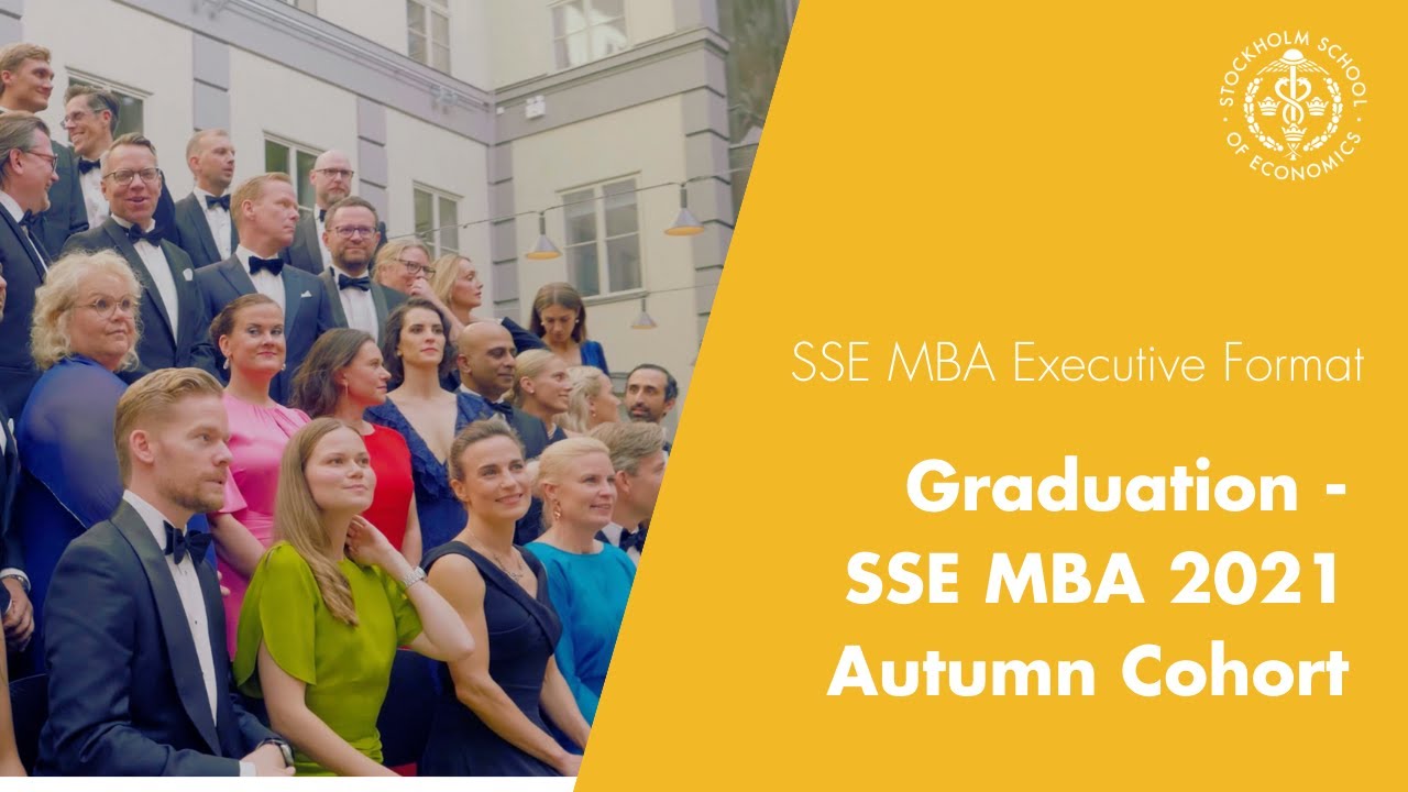 Graduation - SSE MBA 2021 Autumn Cohort - YouTube