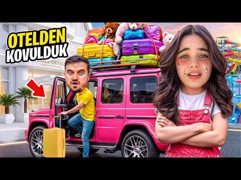OTELDEN KOVULDUK ELİF SİNEM !! TATİLİMİZ MAHVOLDU !! 