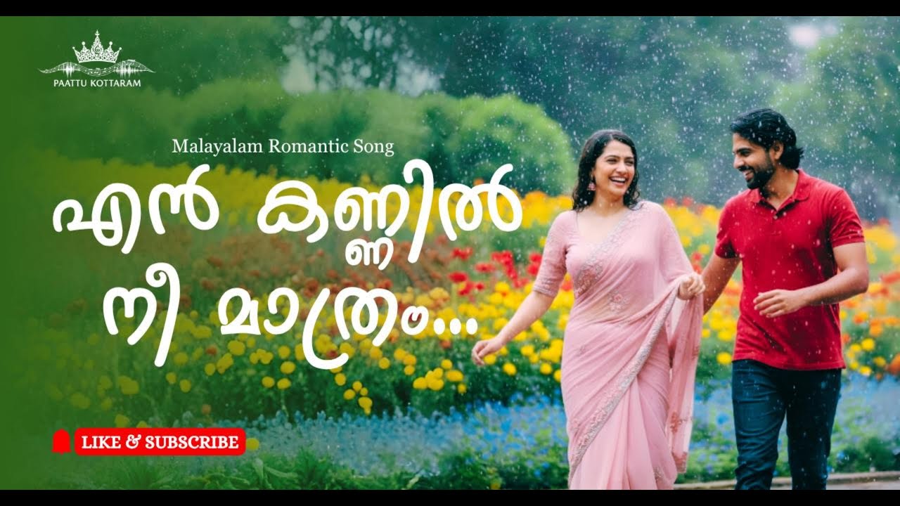 En Kannil Nee Mathram | Malayalam Love Song | Malayalam Romantic Duet ...