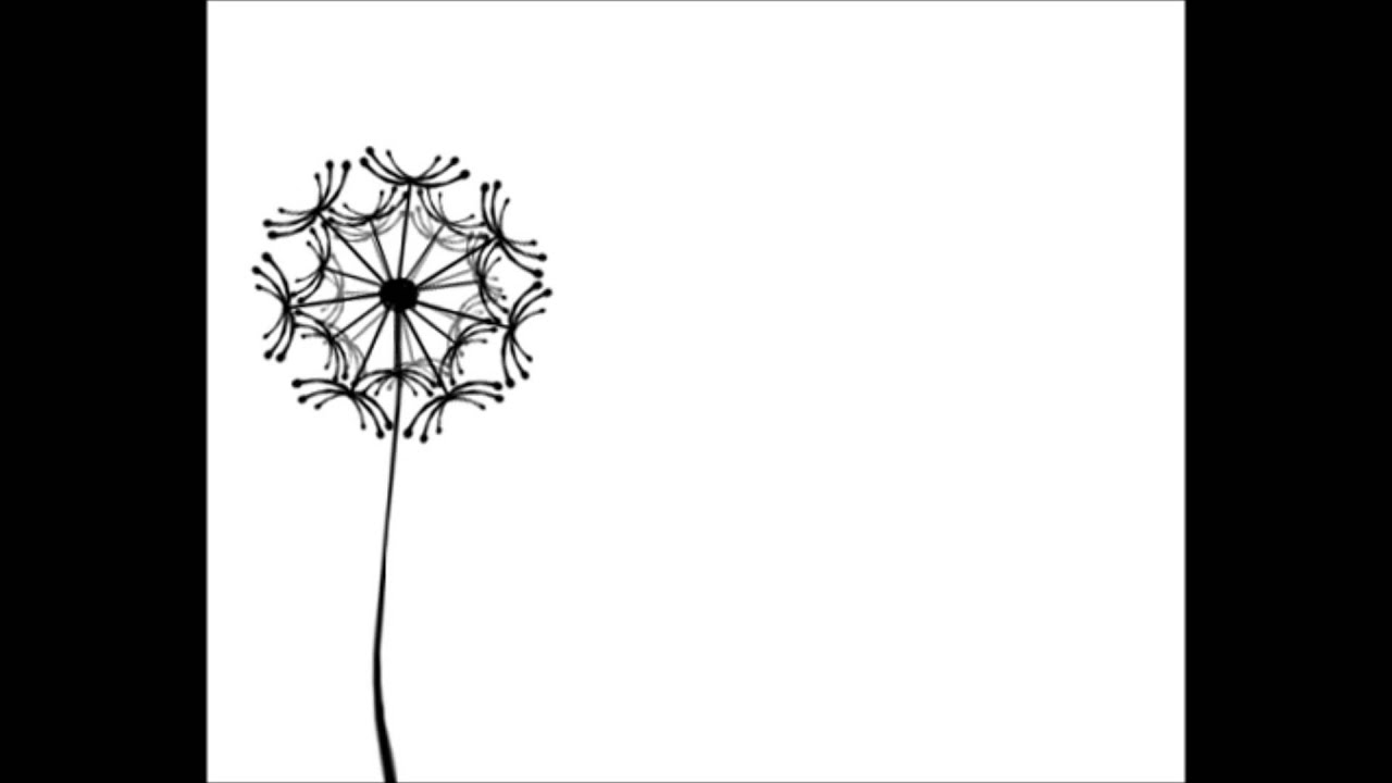 animation dandelion test - YouTube