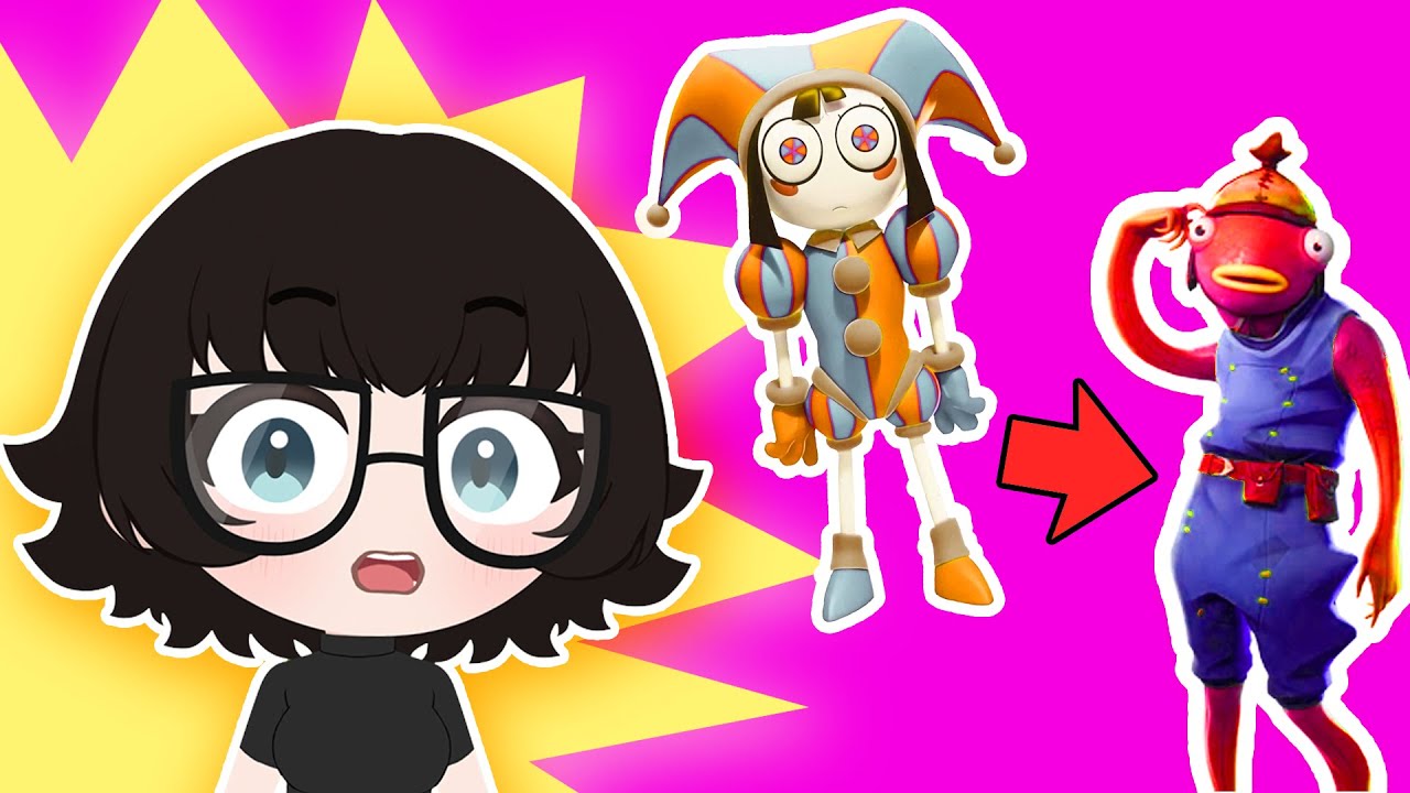 Jinky Vtuber is back... I turned Pomni Digital Circus turned into ...