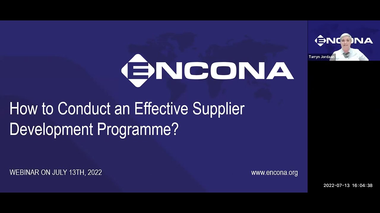 ENCONA | How To Implement An Effective Supplier Development Program ...