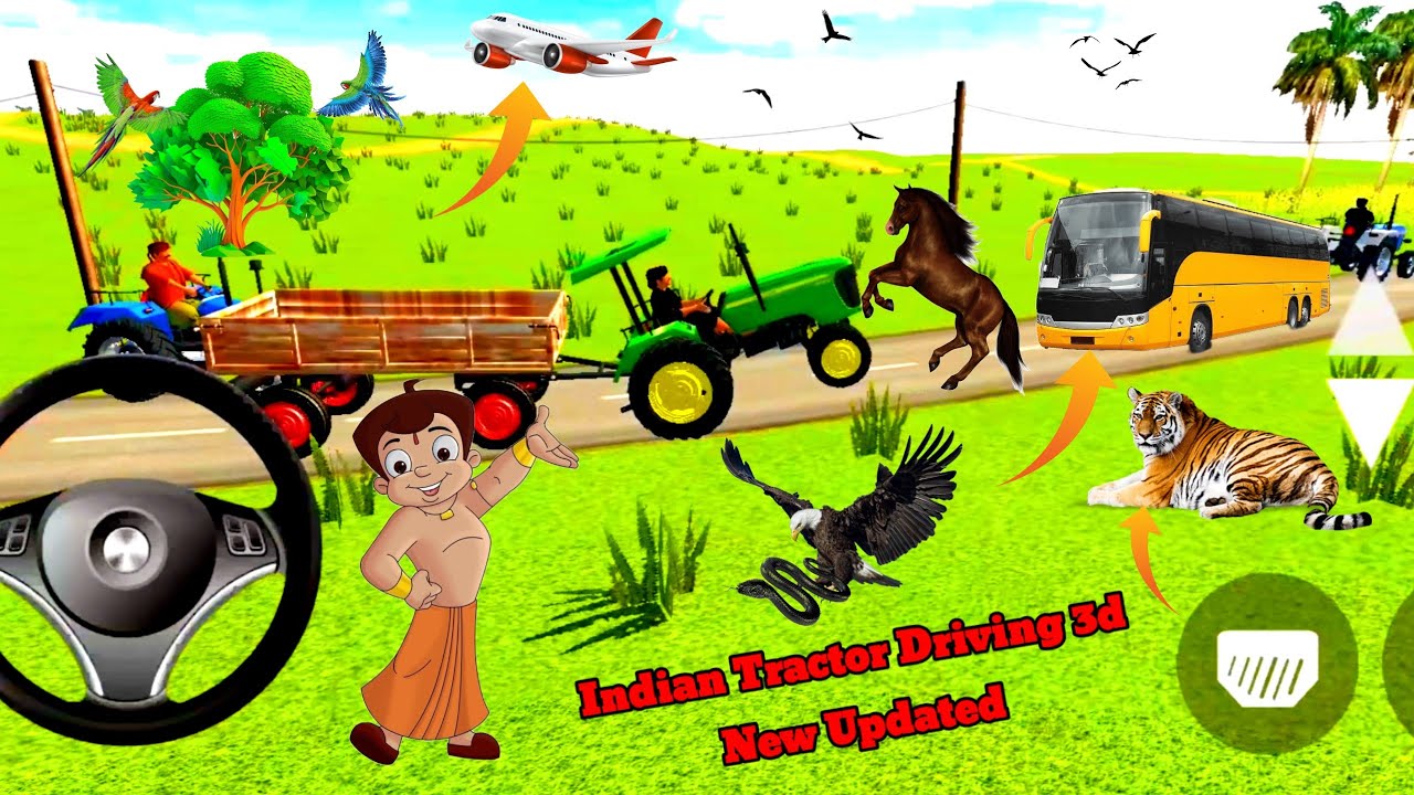 Modern Farm Tractor Driving 3d Games - Farming Tractor 3d - Tractor ...