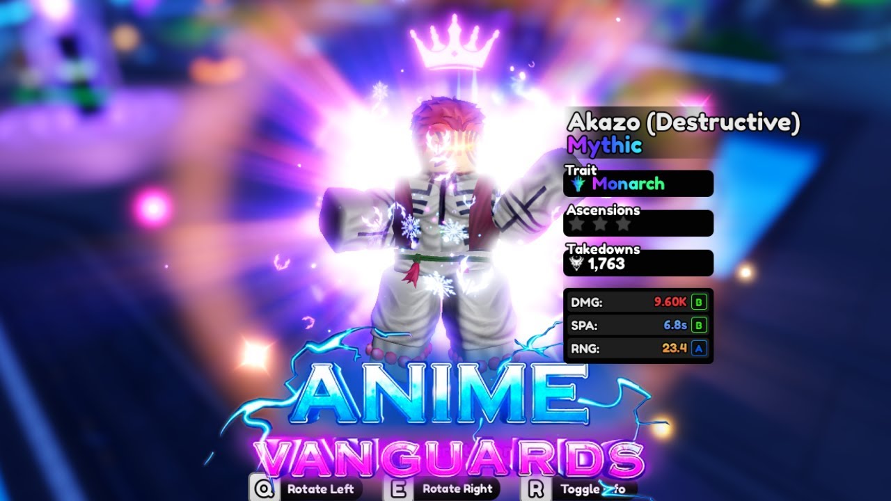 Akazo EVO MONARCH 50 LVL | Anime Vanguards | Roblox - YouTube