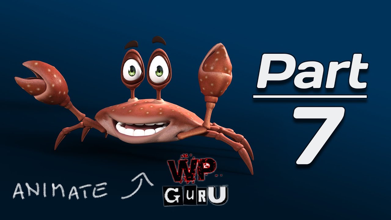 Toon Crab Animation #07: Making the claws snap - YouTube