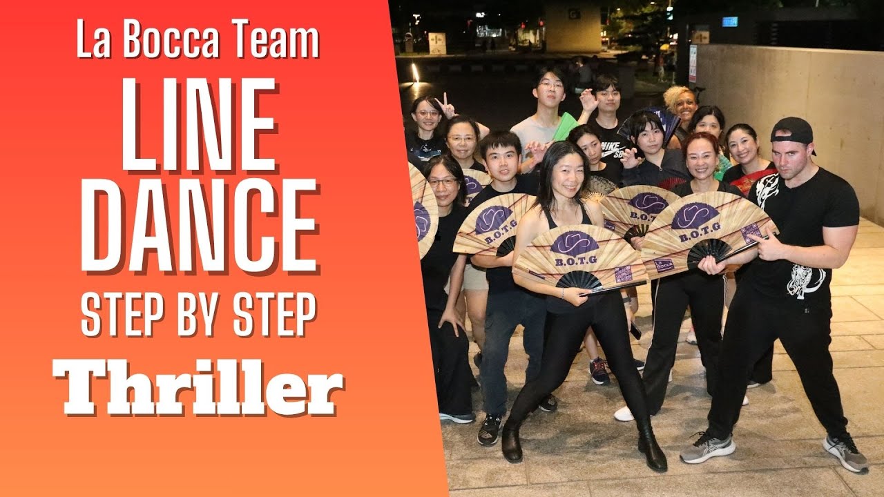 "Thriller" | Michael Jackson Line Dance 分解 - YouTube