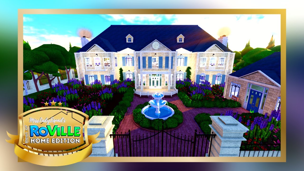 🏡 French Mansion Family Home Revamp | Best Of RoVille - Home Edition ...