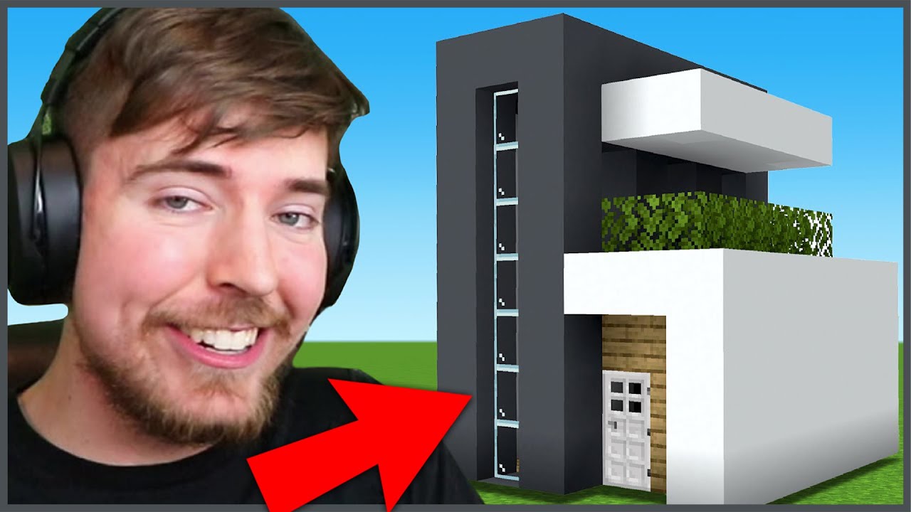 Build such a house but in my own way !!😍Building a house in Minecraft ...