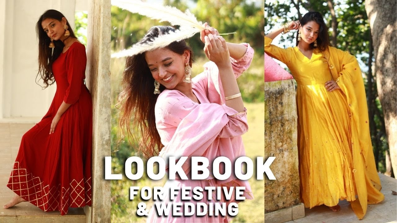 Indian lookbook for Festive and Wedding - YouTube