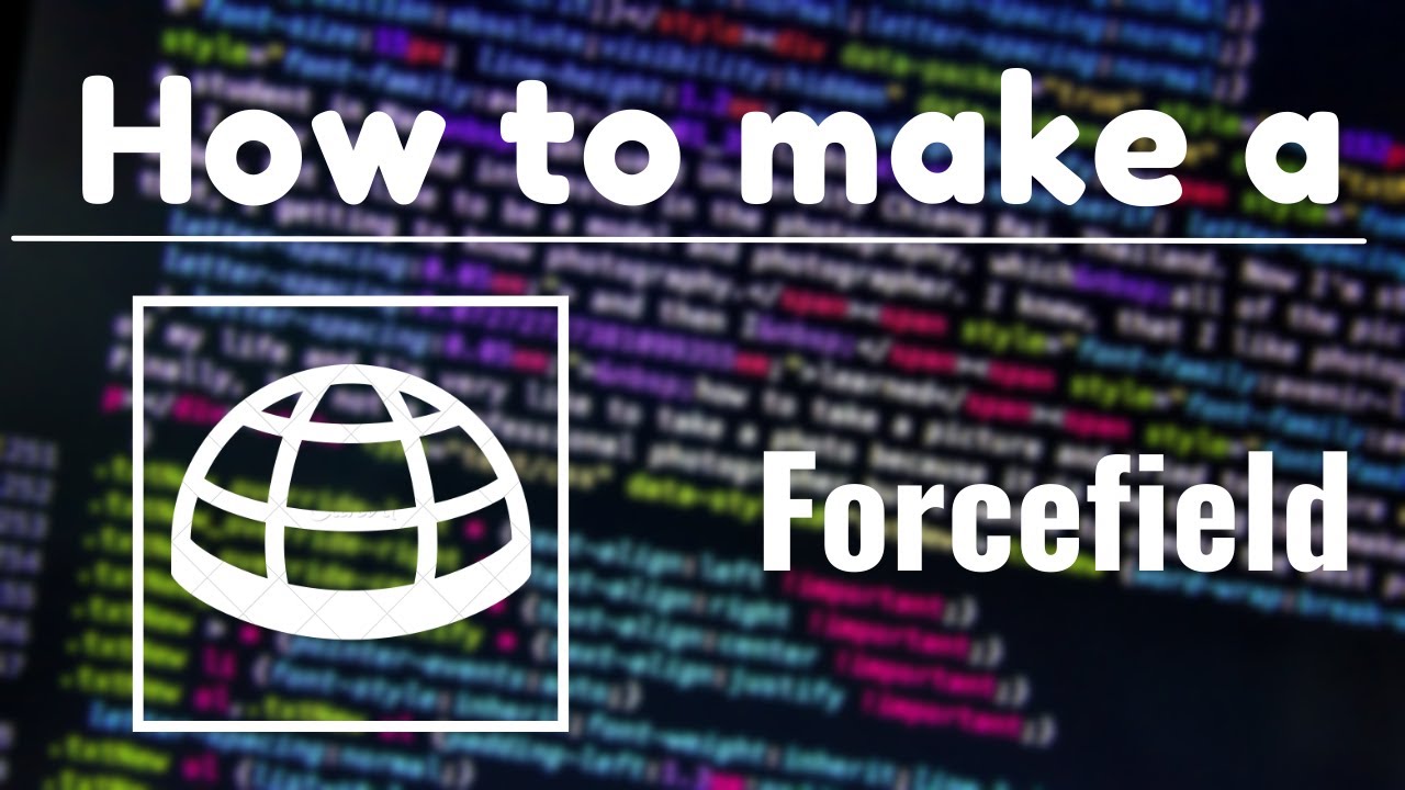 How to make a Forcefield in Roblox Studio - YouTube