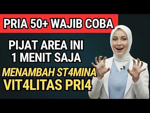 Cukup 1 Menit! Pijat Bagian Ini Kembalikan Energi Pria 60+