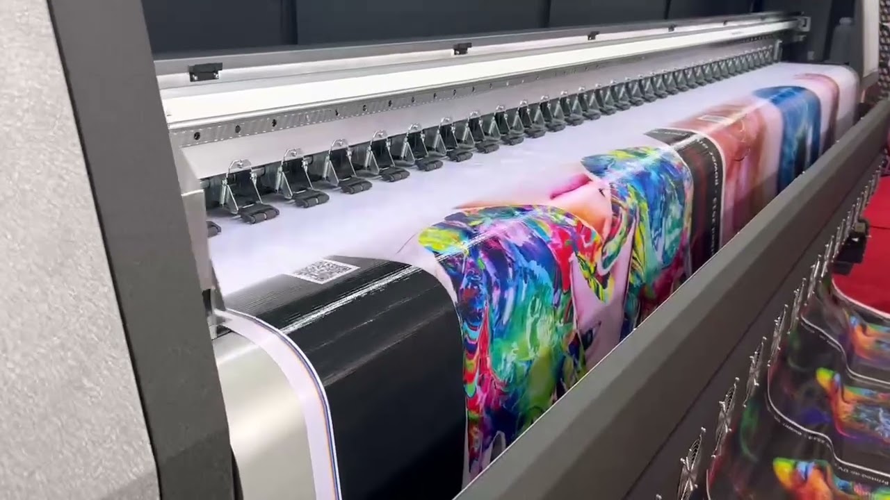 Yaselan Classic Solvent Printer X9 512i with BYHX system - YouTube
