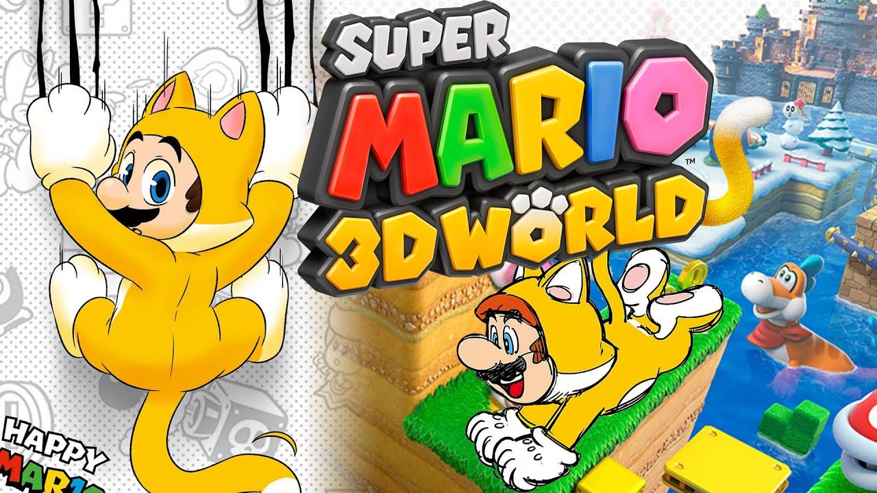 Super Mario 3D World - Mundo 5 | Solo con Mario | (100% Completado ...