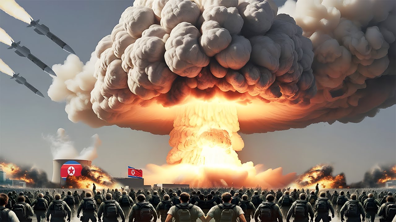 HUGE Explosion Today! Kim Jong-un's Largest Nuclear Reactor Bombarded ...