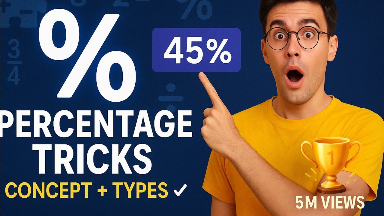 Percentage Tricks |How To Calculate Percentage | What are Percentage ...