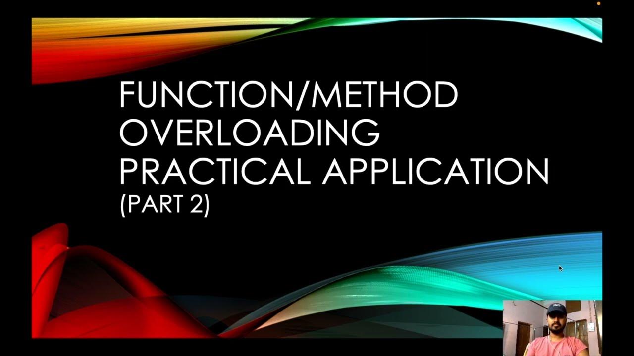 Why Method/Function Overloading(Part 2) ? - YouTube