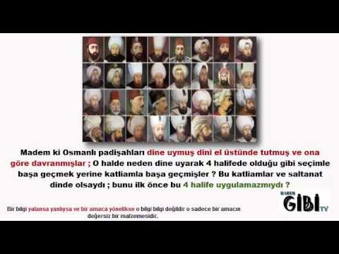 4 HALİFE,HİTİTLER VE OSMANLILAR'IN TAHT KAVGASI.