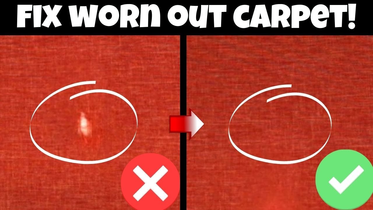 DIY Repair Worn out Fabric or Carpet - YouTube