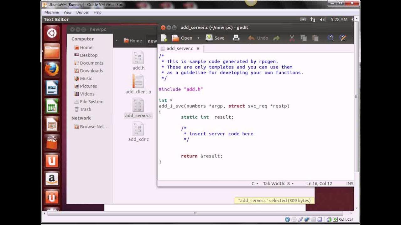 rpc programming with rpcgen in c part2 - YouTube