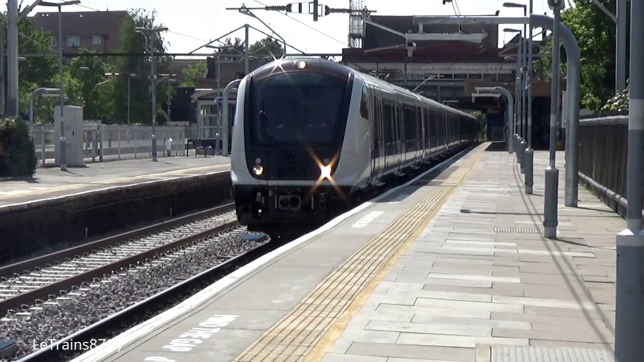 Crossrail Class 345 at Goodmayes - YouTube