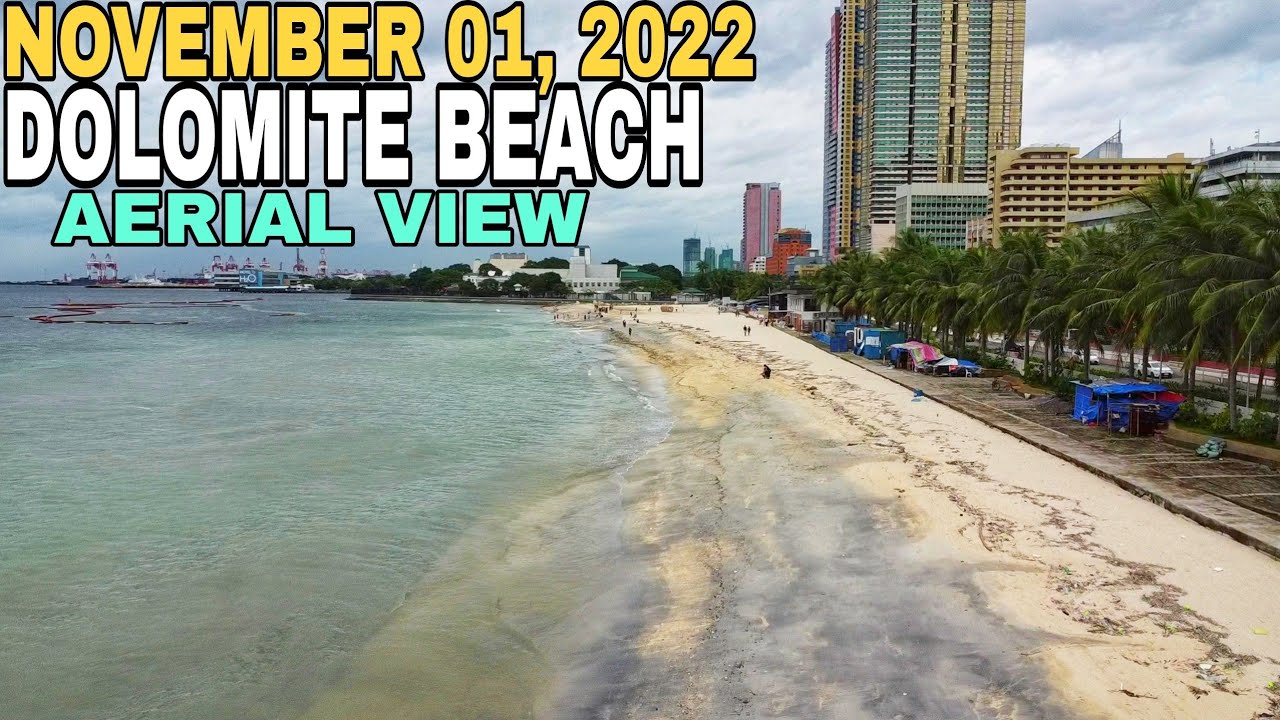DRONE SHOT MANILA BAY DOLOMITE BEACH TODAY 11-01-2022 KuyaronTV - YouTube