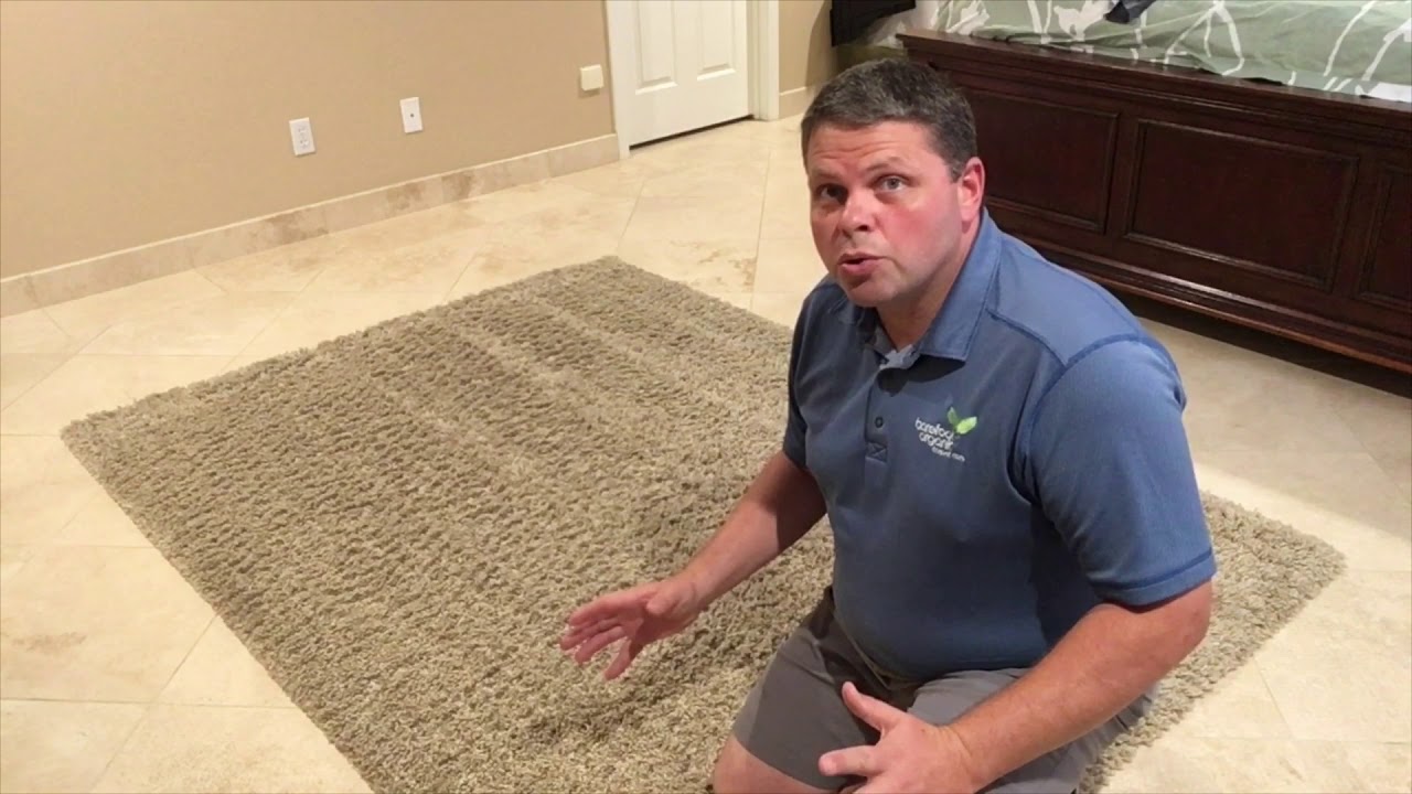 How To Properly Clean Area Rugs On Site - YouTube