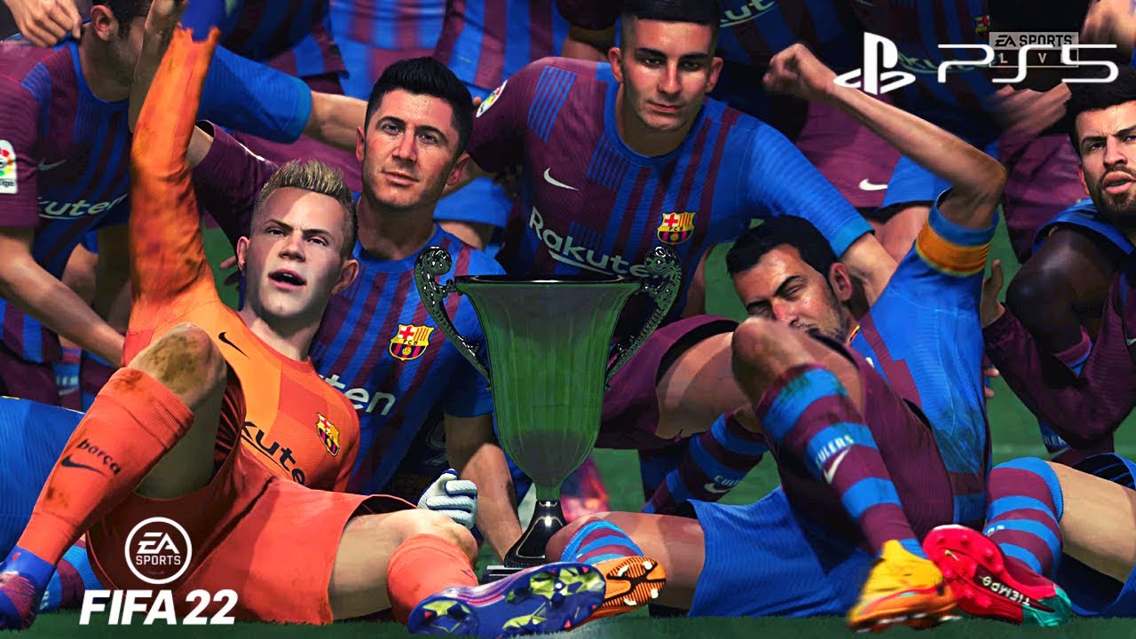 FIFA 22 - Barcelona vs. Manchester city Full Match. | PS5 Gameplay [ 4K ...