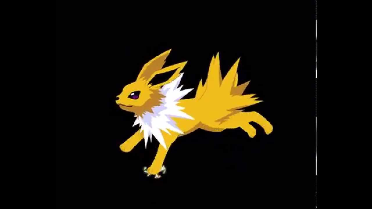 Jolteon Eeveelution - Flash Animation - YouTube