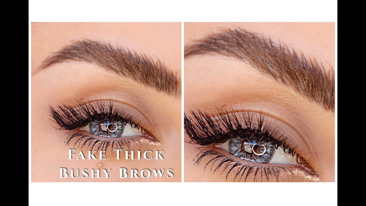 Fluffy Bushy Editorial Brows Tutorial - YouTube