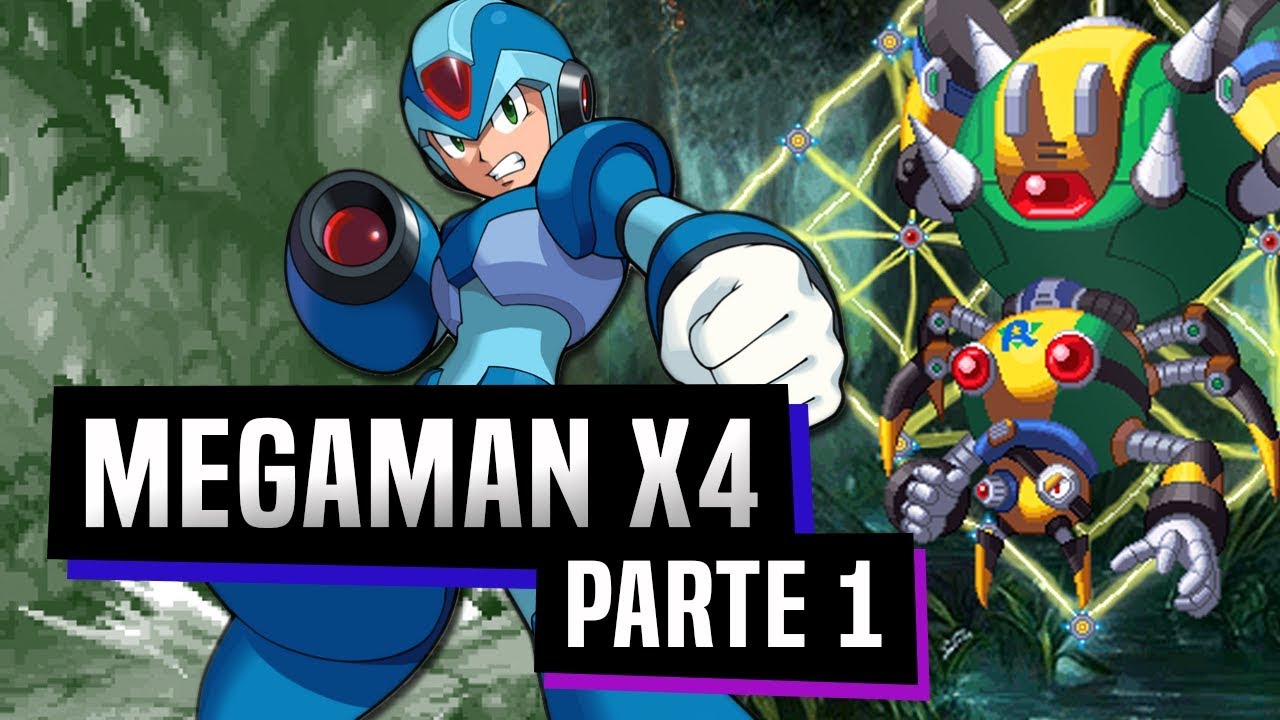 MEGA MAN X4 (Parte 1) | Eregion & Web Spider | Detonado 100% com X ...