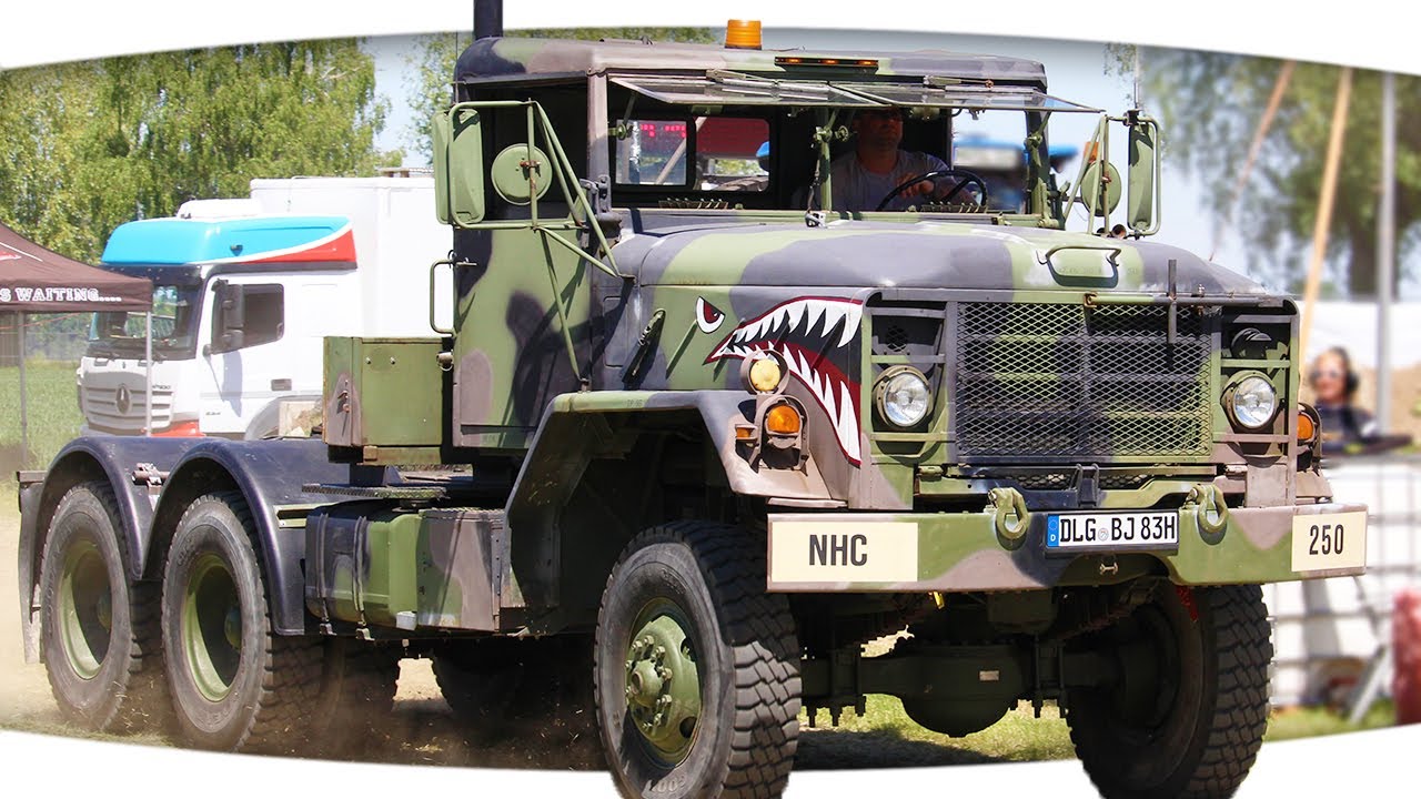 M939 6x6 Truck Tractor Pulling - Holzheim 2022 - YouTube