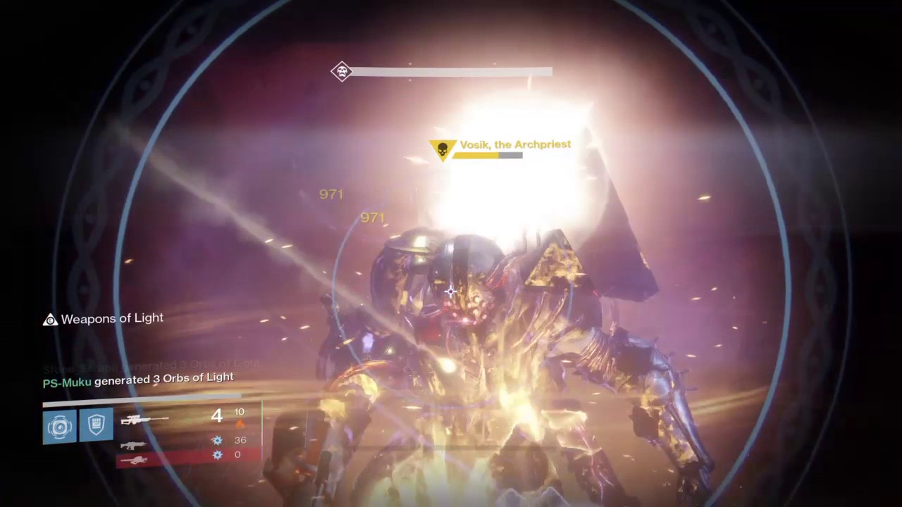 Destiny Wrath of the Machine Raid - Vosik the Archpriest - YouTube